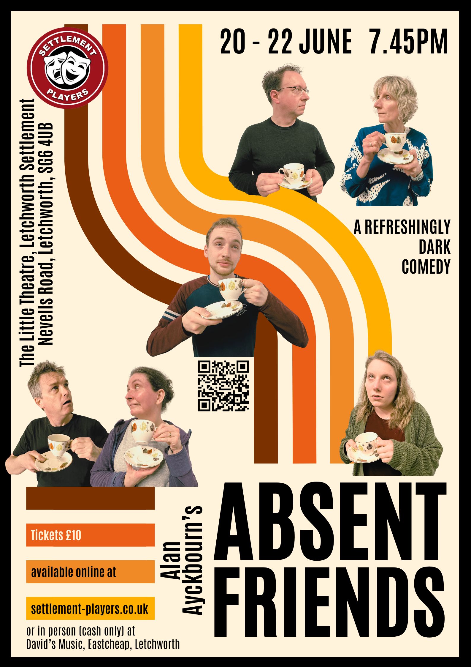 Absent Friends Tickets Now Available 20-22 June 2024 - Settlement ...