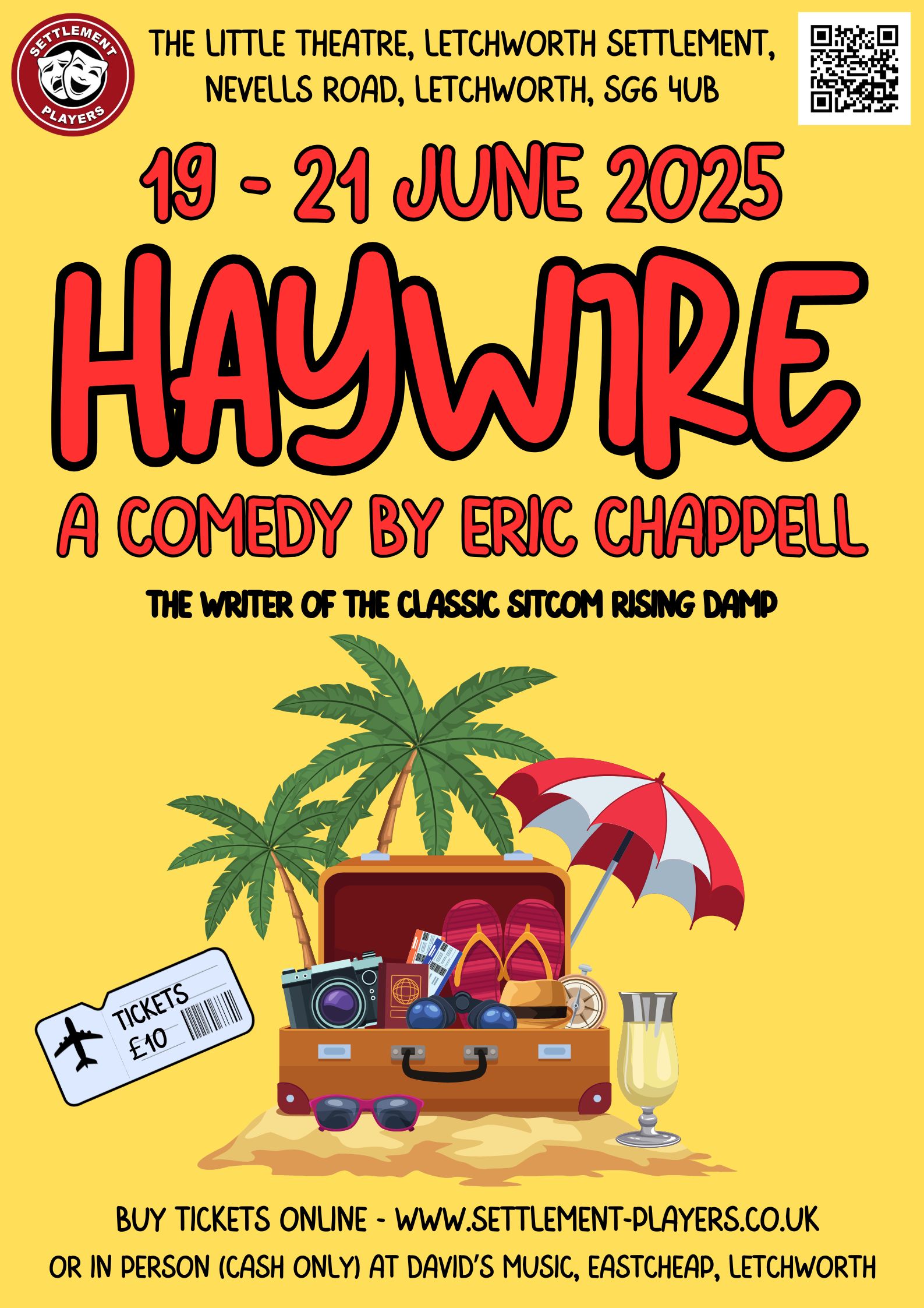 Haywire tickets now on sale - Settlement Players Settlement Players